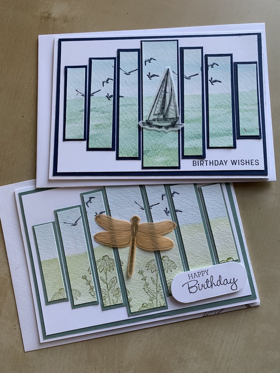 Panel card - Crafty Carol's Cards