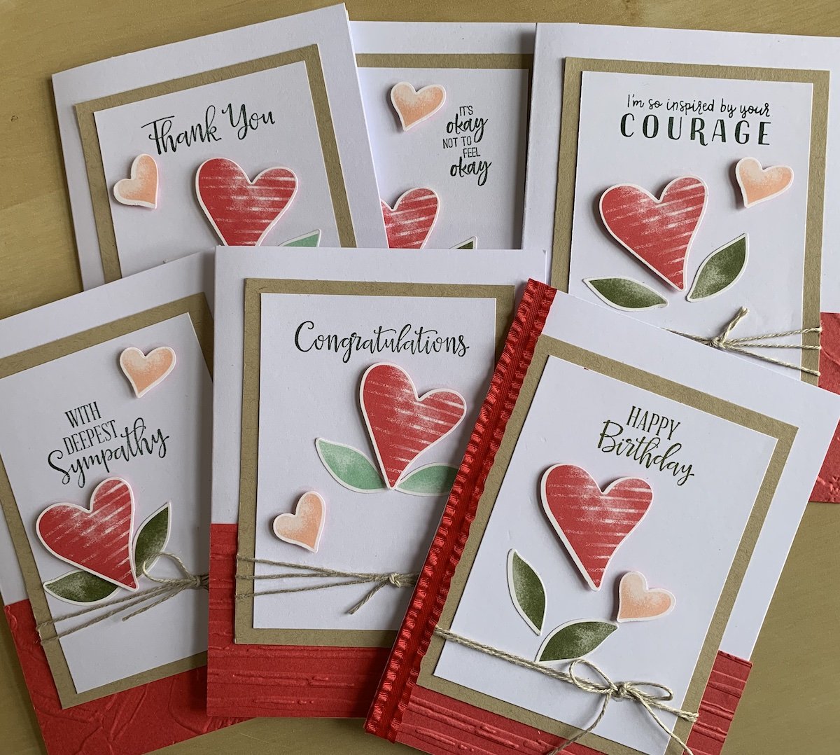 How to make many cards from one design - Crafty Carol's Cards