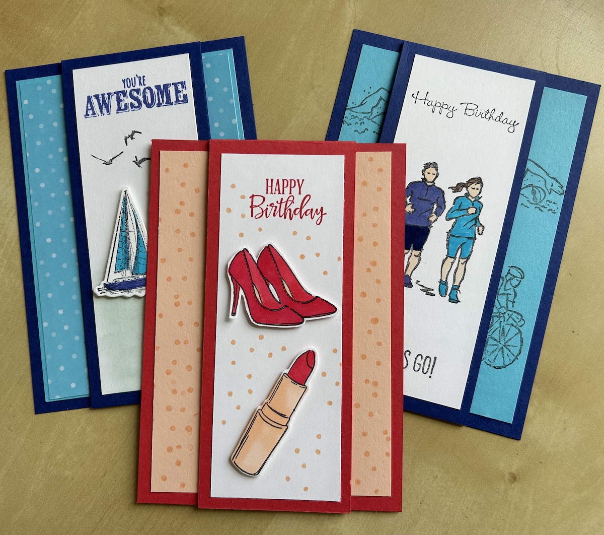 How to make a centre flap fun fold card - Crafty Carol's Cards