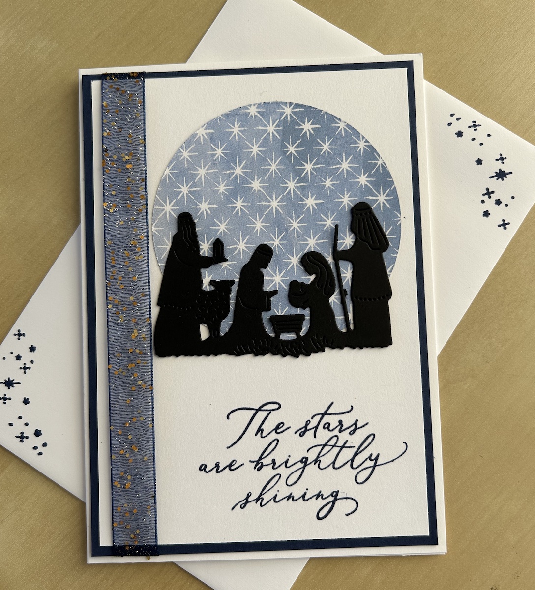 How to make a Nativity Circle card - Crafty Carol's Cards