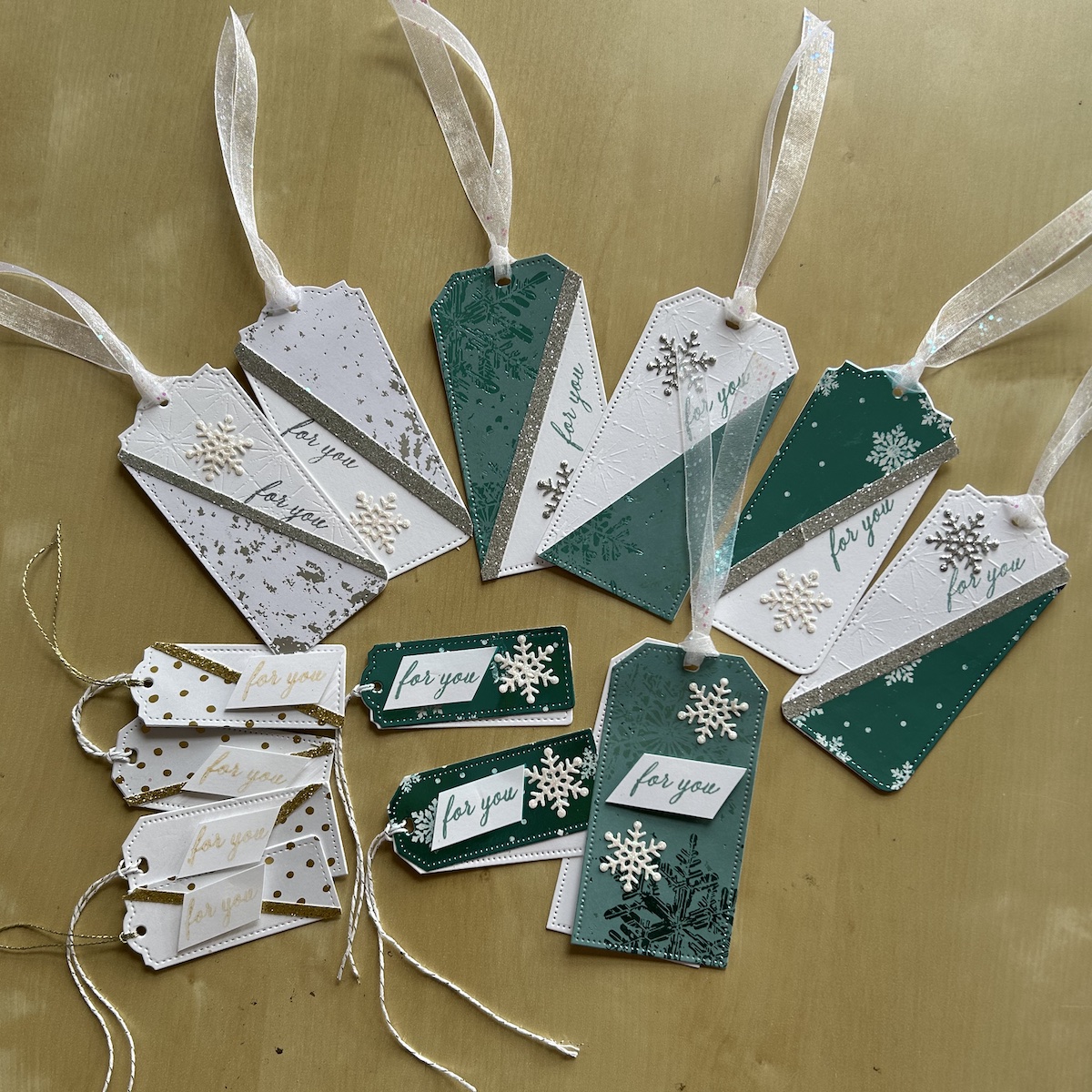 How to make quick and easy gift tags - Crafty Carol's Cards
