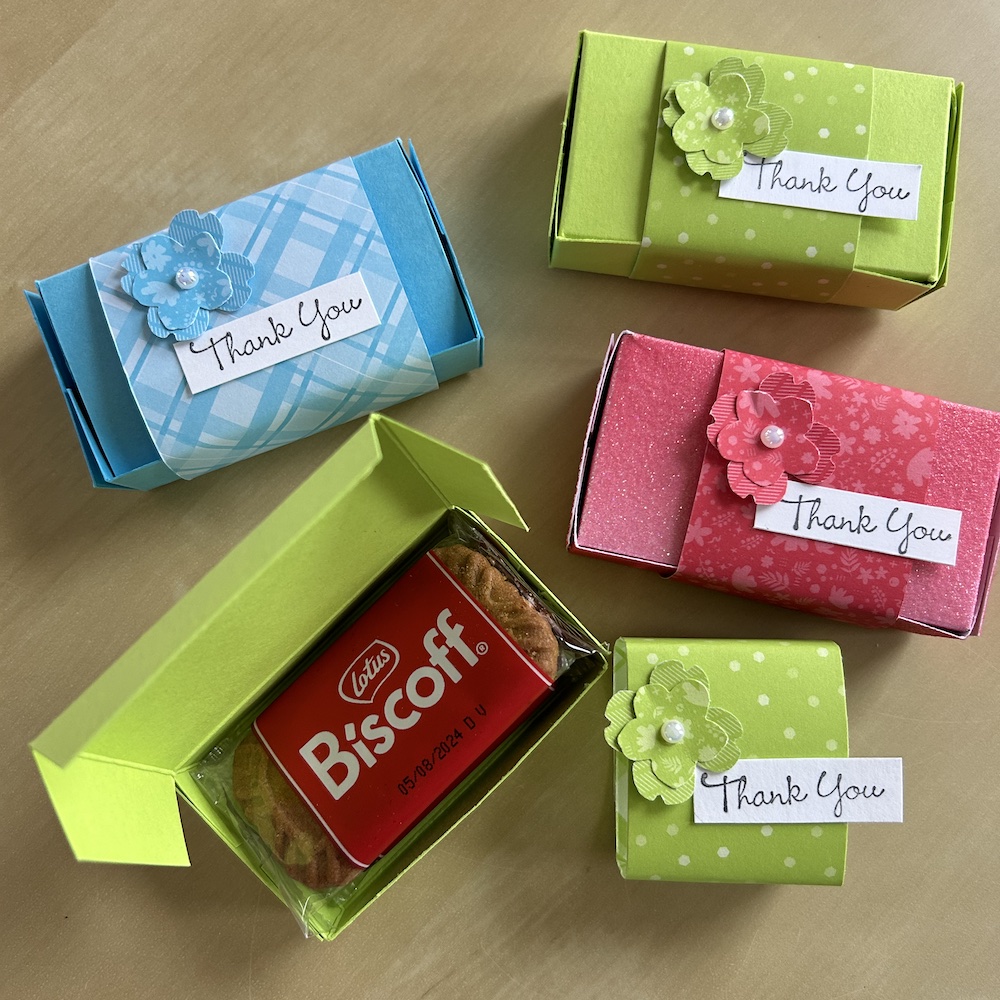 How to make an easy folded box - Crafty Carol's Cards