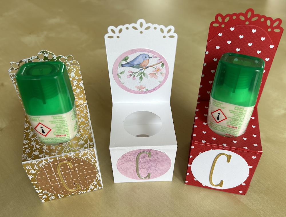 How to make a fold flat glue holder - Crafty Carol's Cards