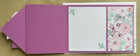 How to make a diamond fold card - Crafty Carol's Cards