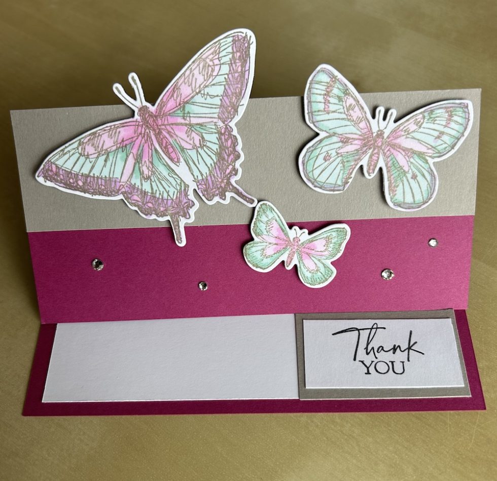 How to make simple easel cards - Crafty Carol's Cards