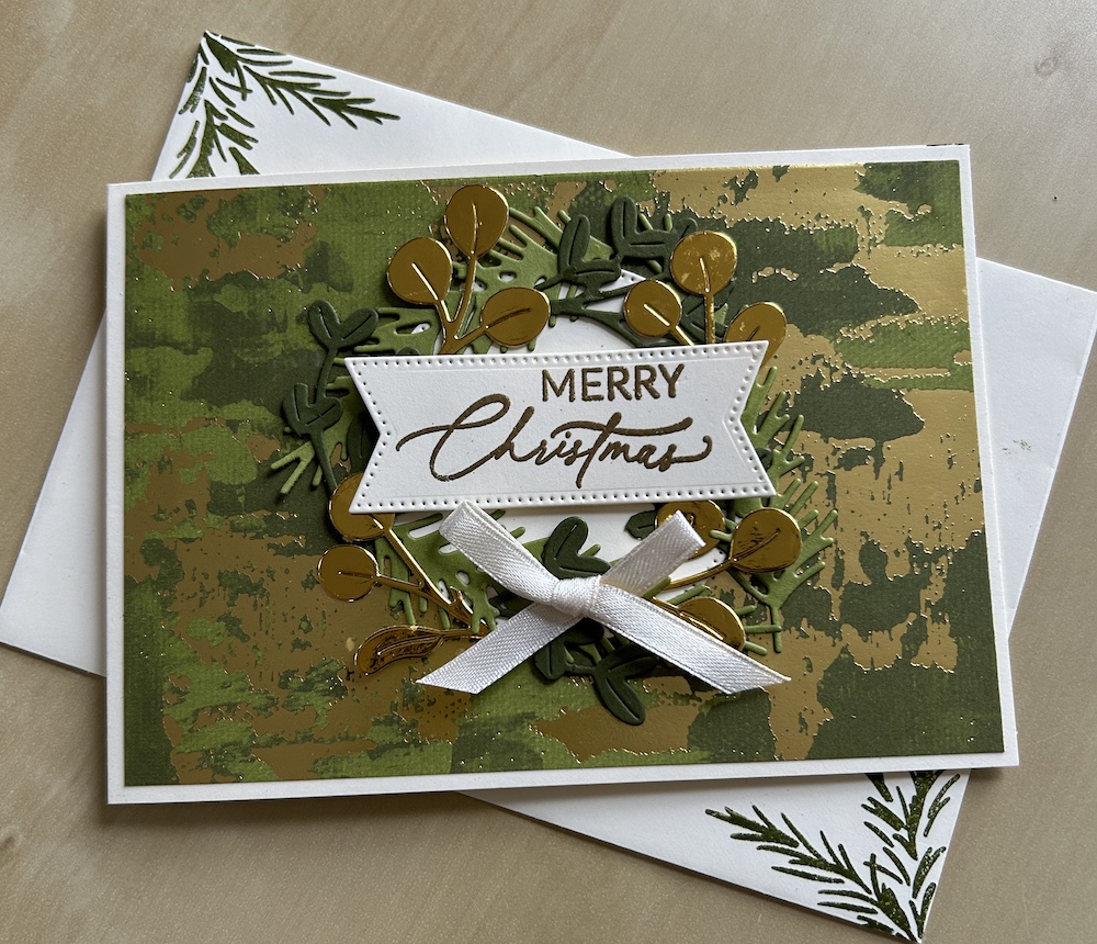How to make an Season of Elegance Christmas card - Crafty Carol's Cards