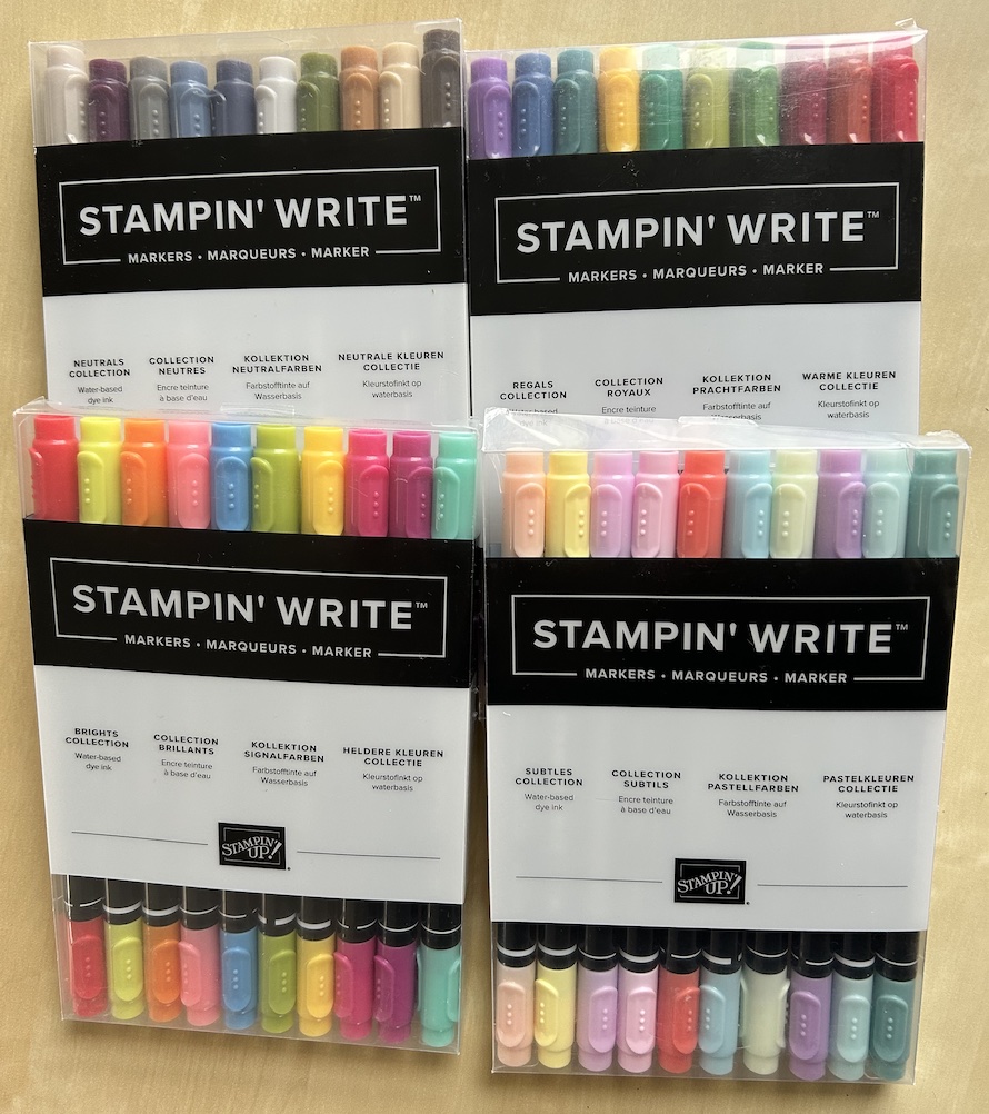 Ten Stampin Write marker techniques - Crafty Carol's Cards