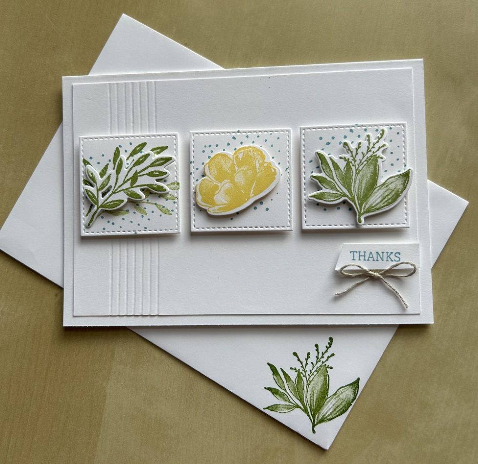 How to make a simple three panel card - Crafty Carol's Cards