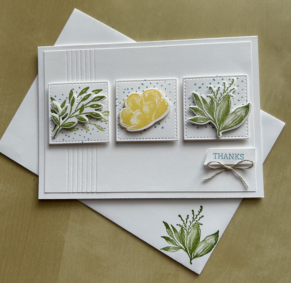 How to make a simple three panel card - Crafty Carol's Cards