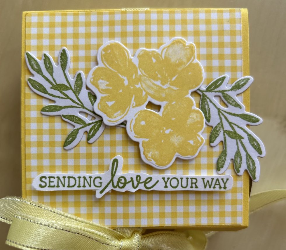 How to make a fold flat box & card - Crafty Carol's Cards