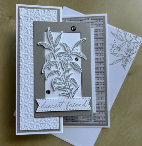 How to make a simple fun fold card - Crafty Carol's Cards