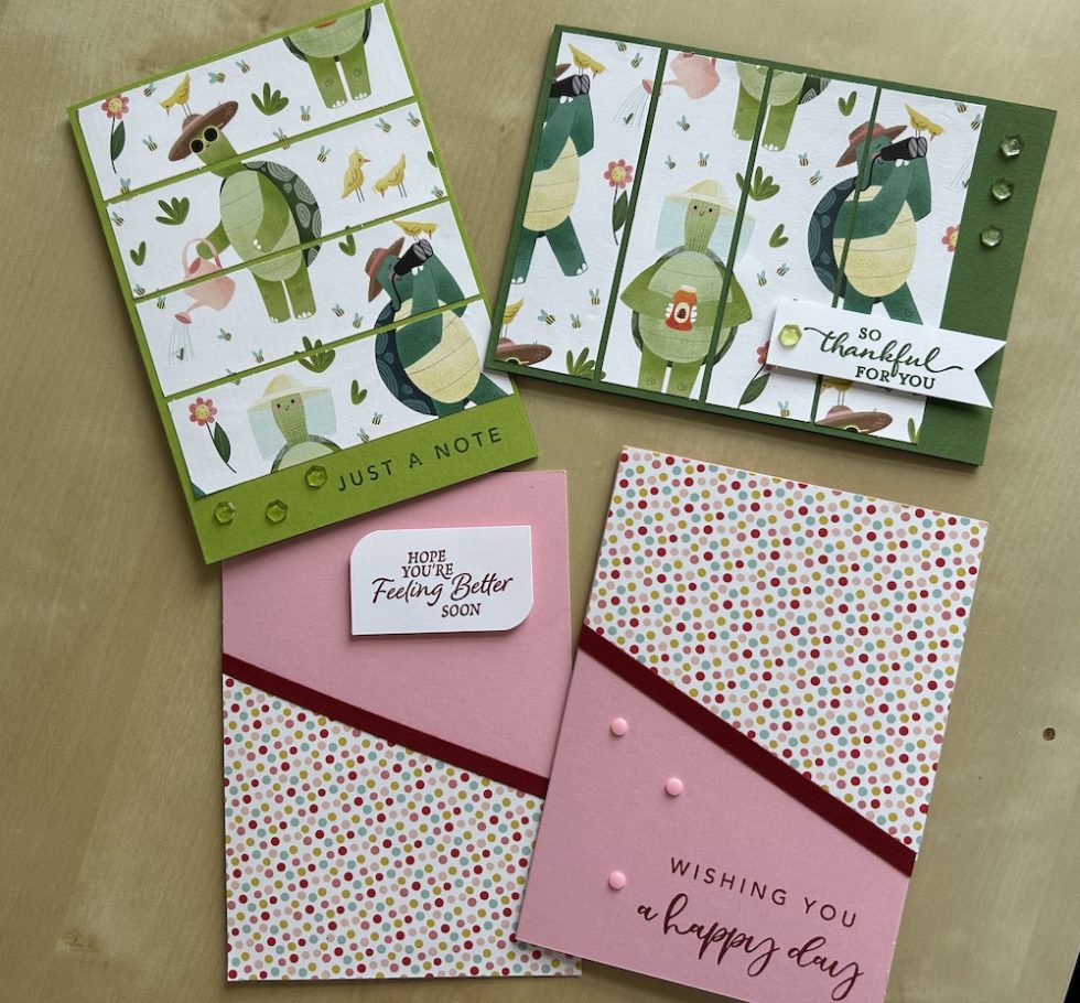 Quick and easy DSP cards - Crafty Carol's Cards
