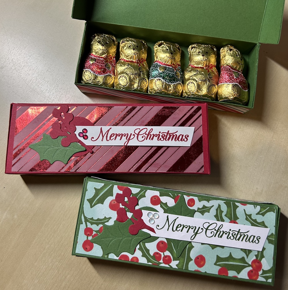 How to make an easy gift box - Crafty Carol's Cards